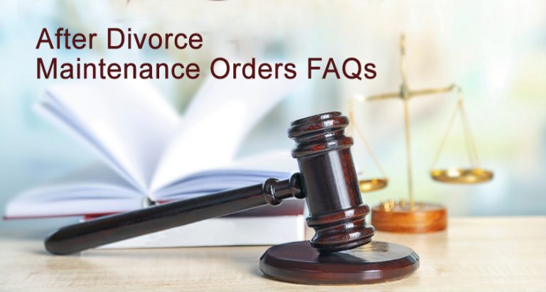 After Divorce: Maintenance Orders FAQs